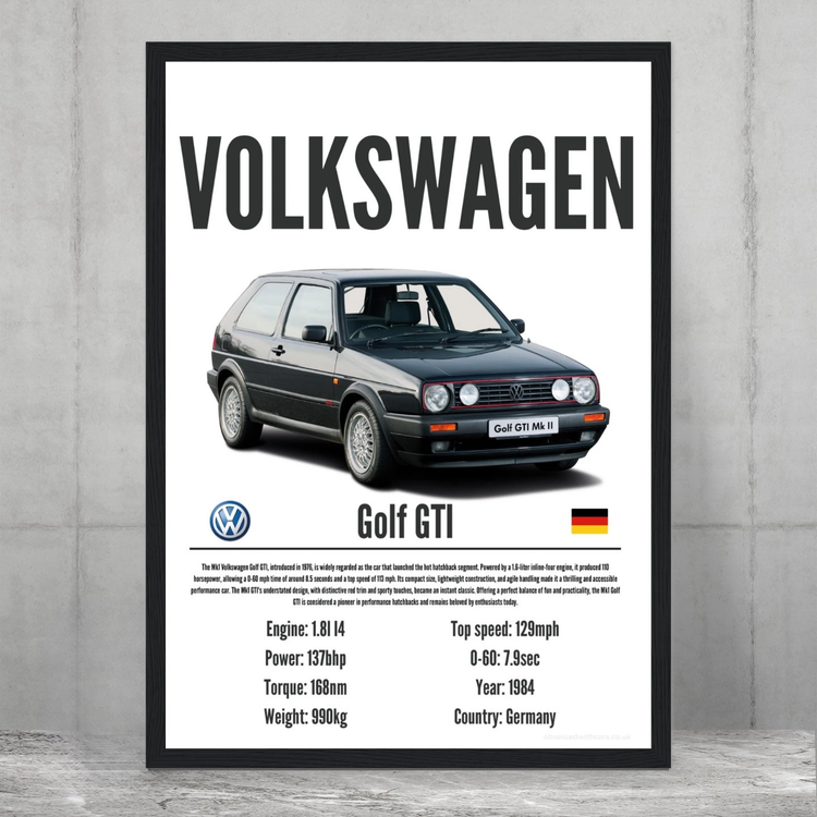 Car Posters | Exclusive Car Wall Art | with or without frame - Obsessed ...